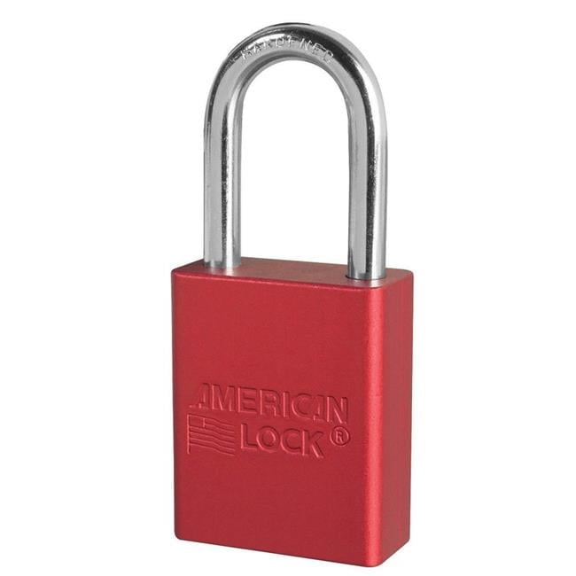 Master Lock AMKA1106REDKD 1.5 in. Solid Aluminum Padlocks - Red ...
