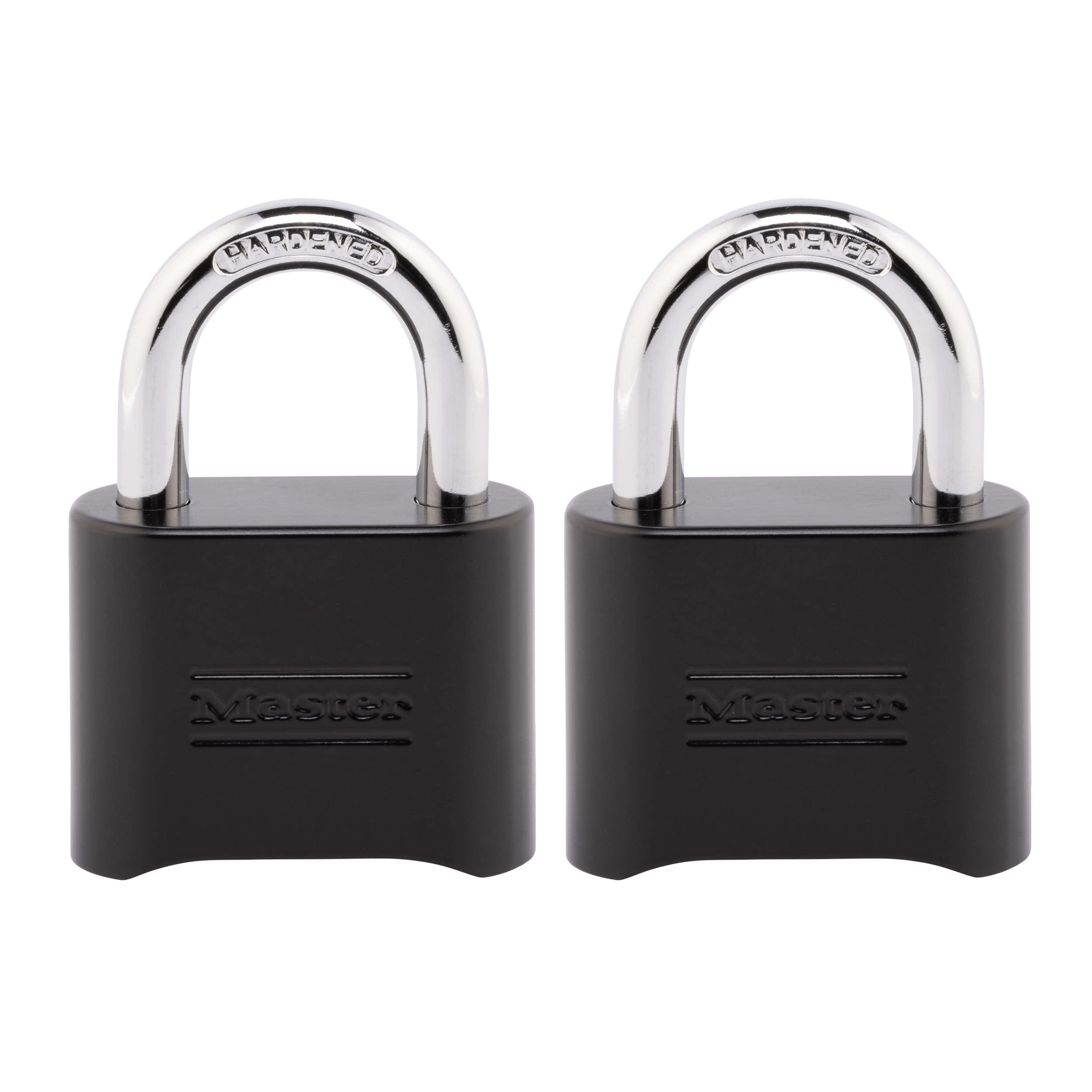 Master Lock Black Combination Padlock, Set Your Own Combo Lock, Weather ...
