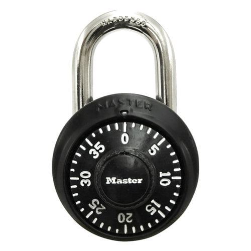 Master Lock Blk Blk Combination Lock - Walmart.com