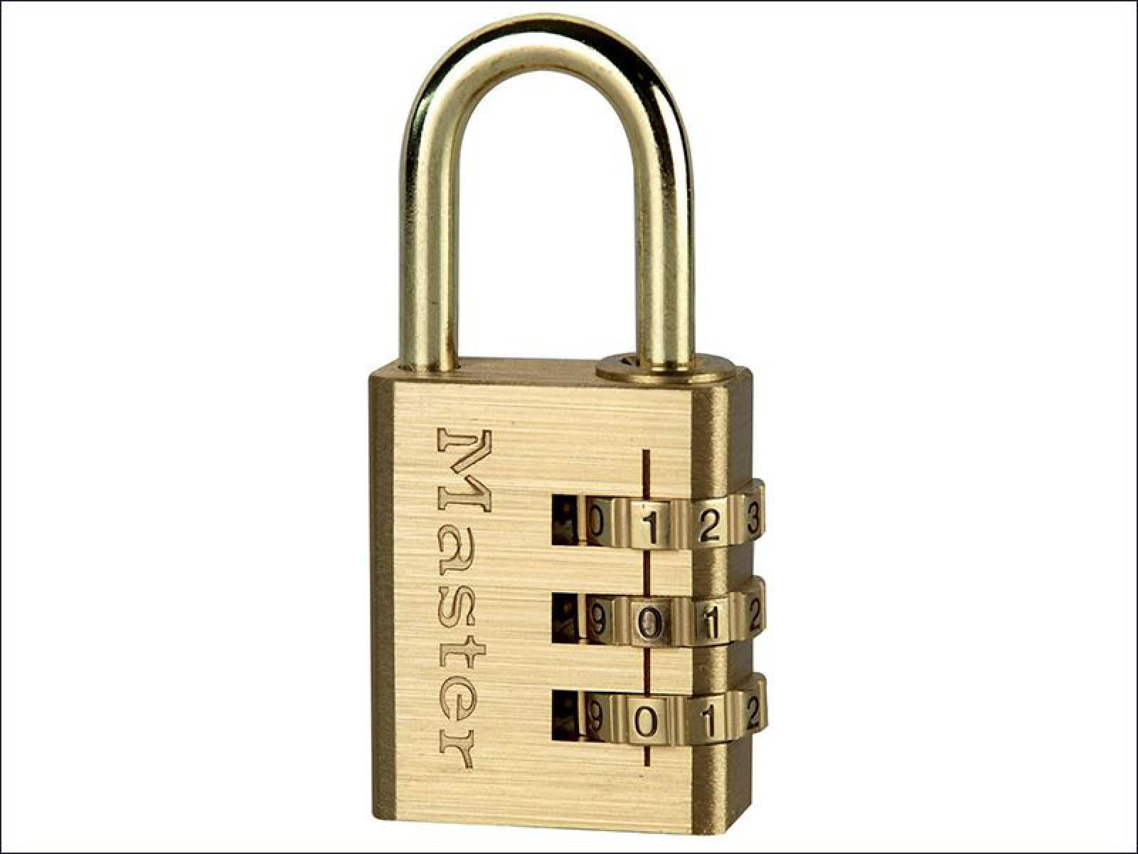Master Lock - Brass Finish 30mm 3-Digit Combination Padlock - Walmart.com