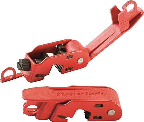 Master Lock Circuit Breaker Lockout,Red,Steel 493B - Walmart.com