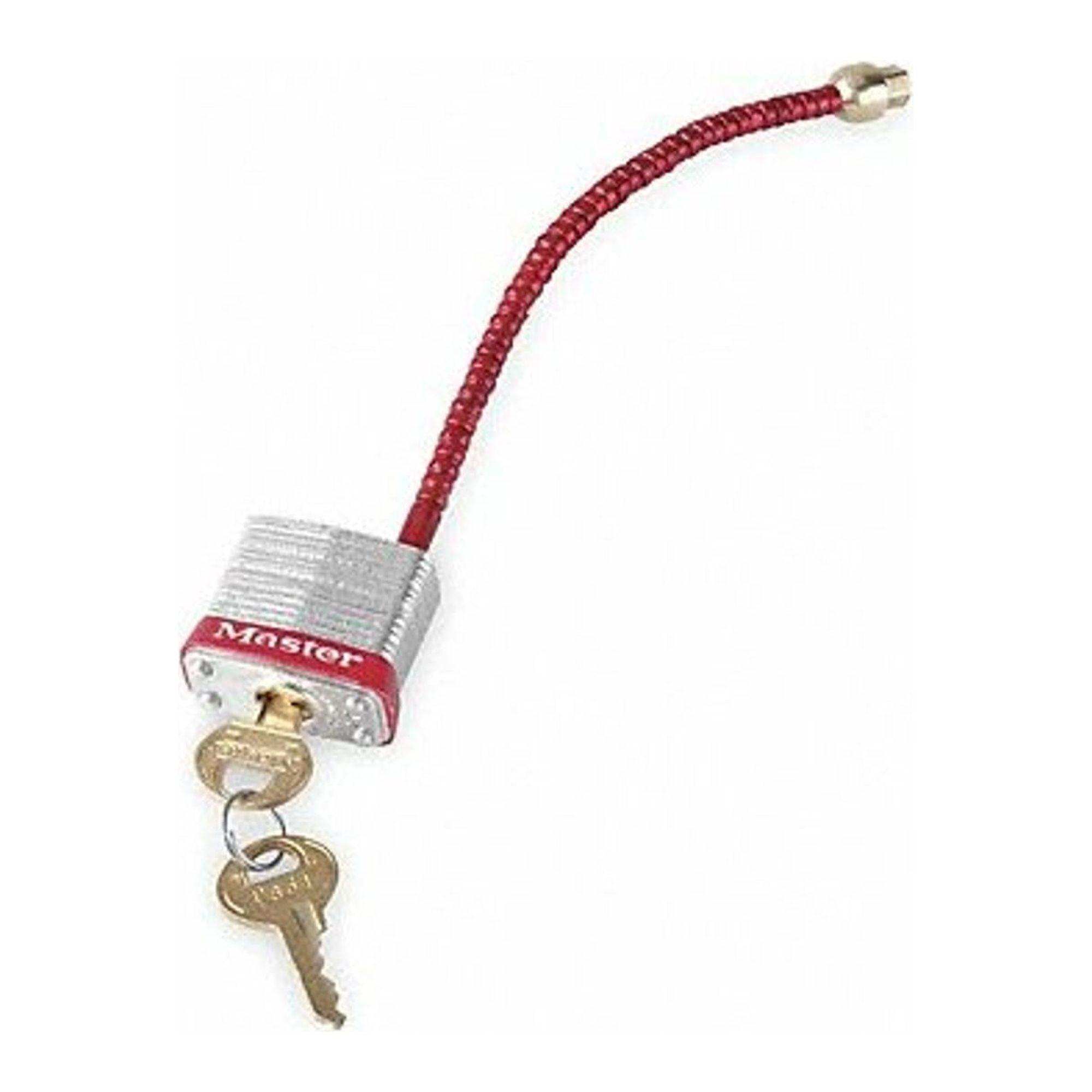 Circuit Breaker Switch Padlock, Keyed Different, Steel, Red, 1 1/8 in ...