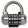 Master Lock Luggage/Briefcase Padlock,Steel,Center 1534DBLK - Walmart.com