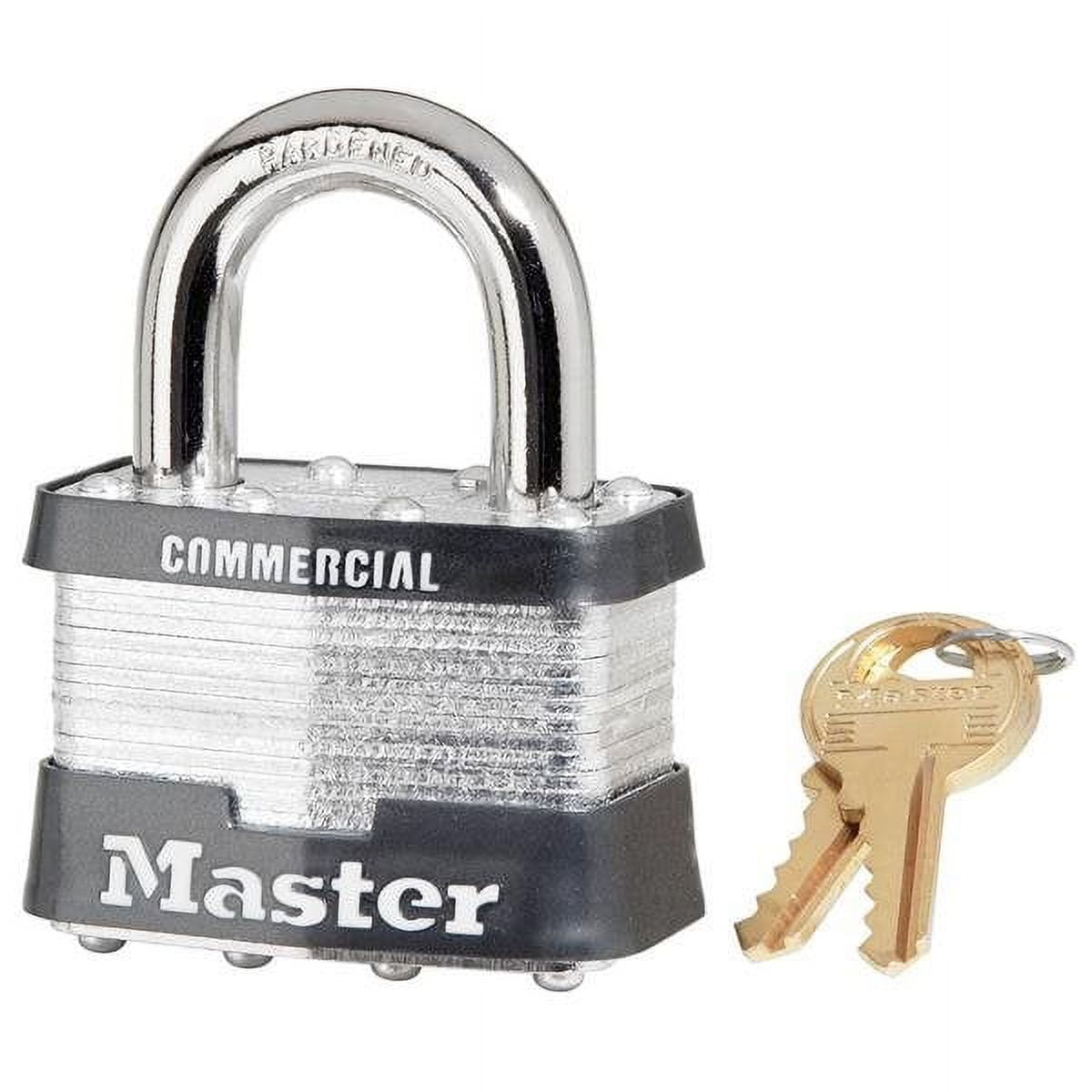 Master Lock Company 5KA A389 Padlock, Keyed Alike Key, Open Shackle, 3/ ...