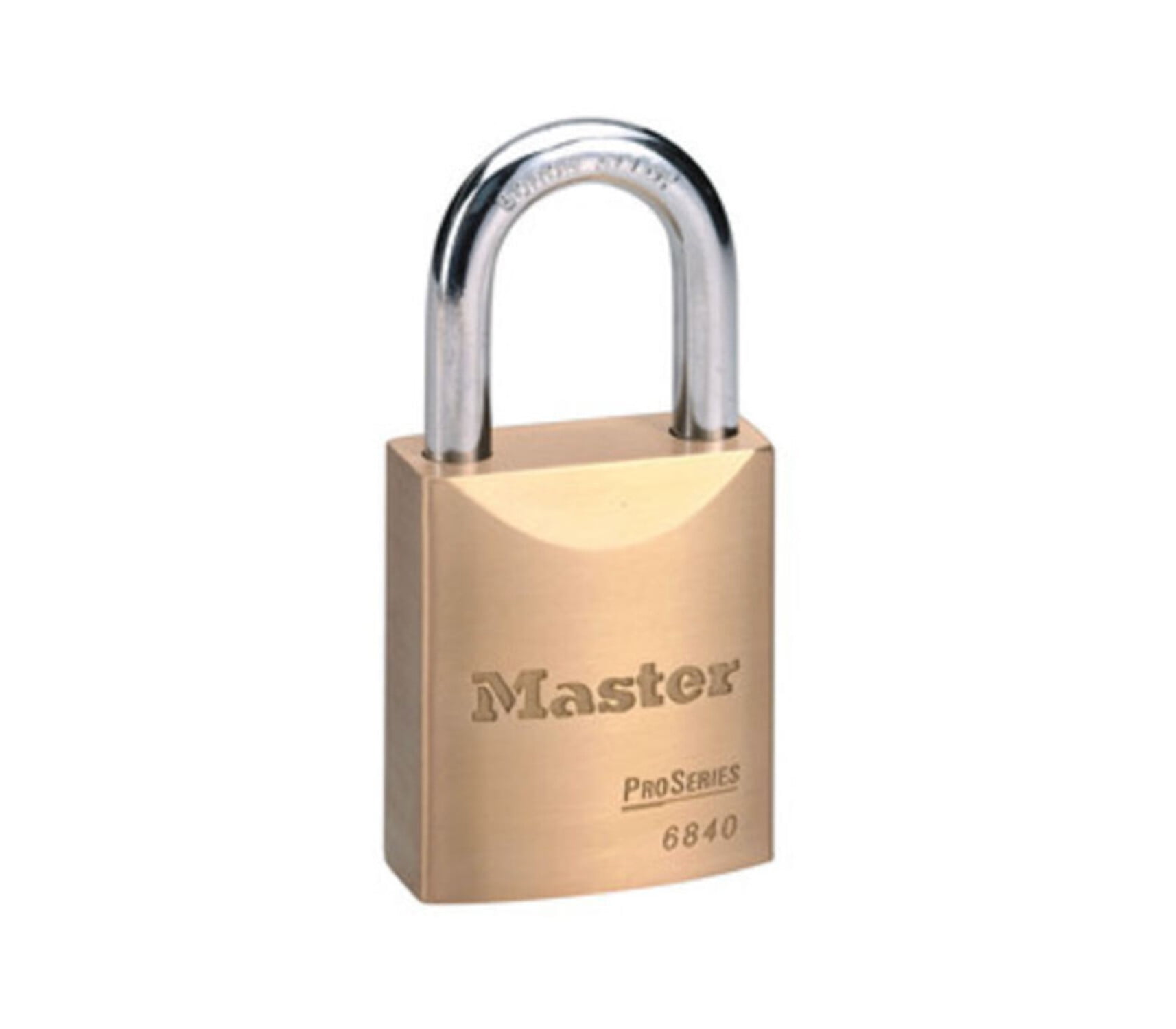 Master Lock Company 6841LJWO 1-3/4 Wide Brass Body 2-1/2 Tall 5/16 ...