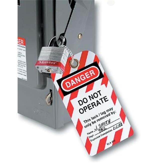 Master Lock Do Not Operate Safety Tags W-Gromm.&Ties 12-Bag - Walmart.com
