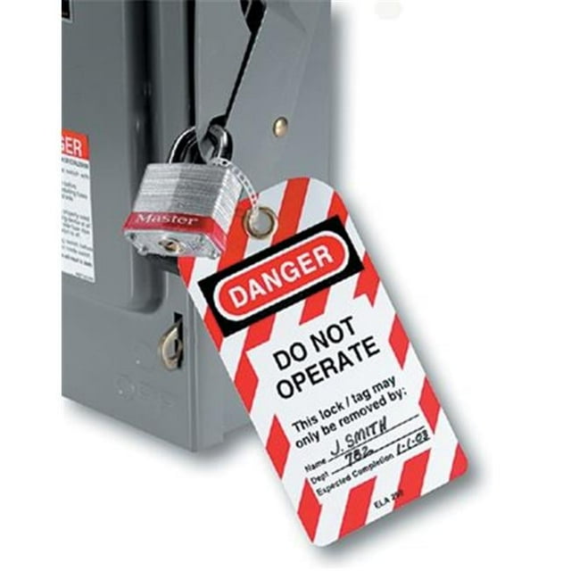 Master Lock Do Not Operate Safety Tags W-Gromm.&Ties 12-Bag - Walmart.com