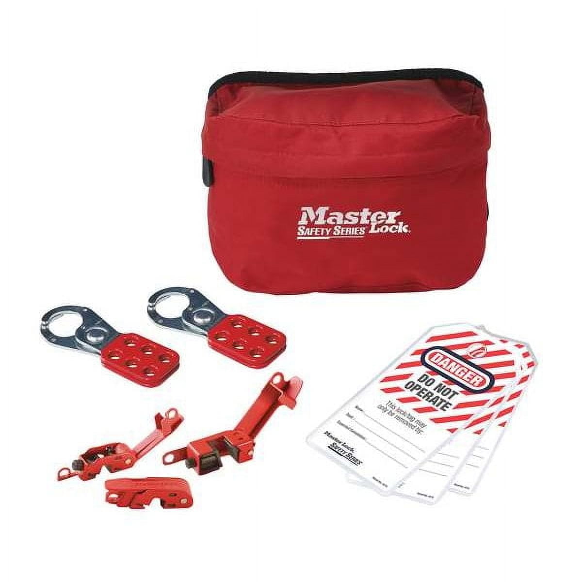 Master Lock Electrical Lockout Kit,Red,Cloth Case S1010EBAS - Walmart.com
