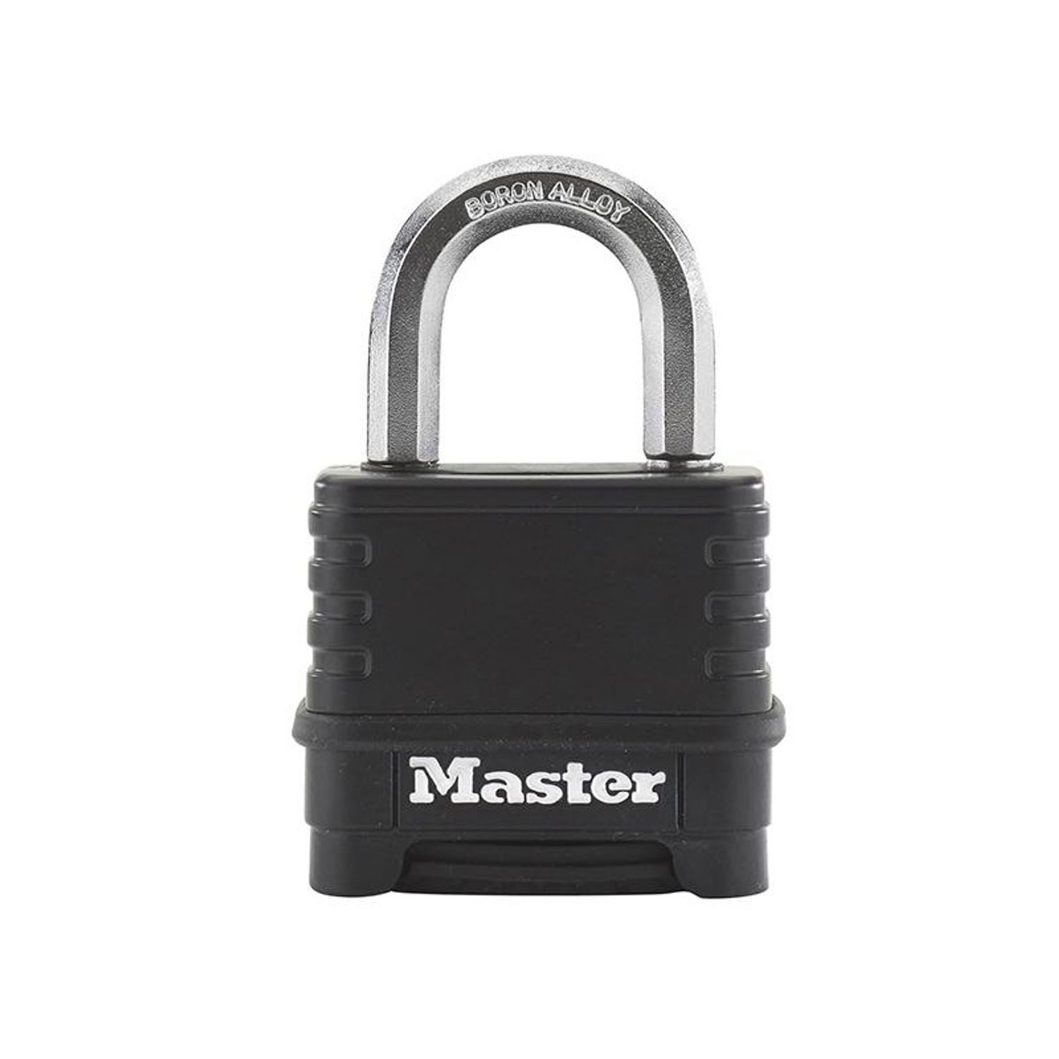 Master Lock Excell 4-digit Black Finish Combination 50mm Padlock ...