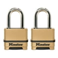 Master Lock Gold Combination Lock, Heavy Duty Weather Resistant Padlock ...