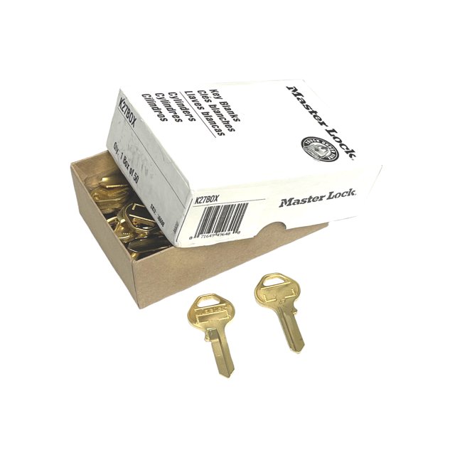 Master Lock K27BOX Padlock Key Blank, 50 Pack, Compatible with Ilco M16 ...