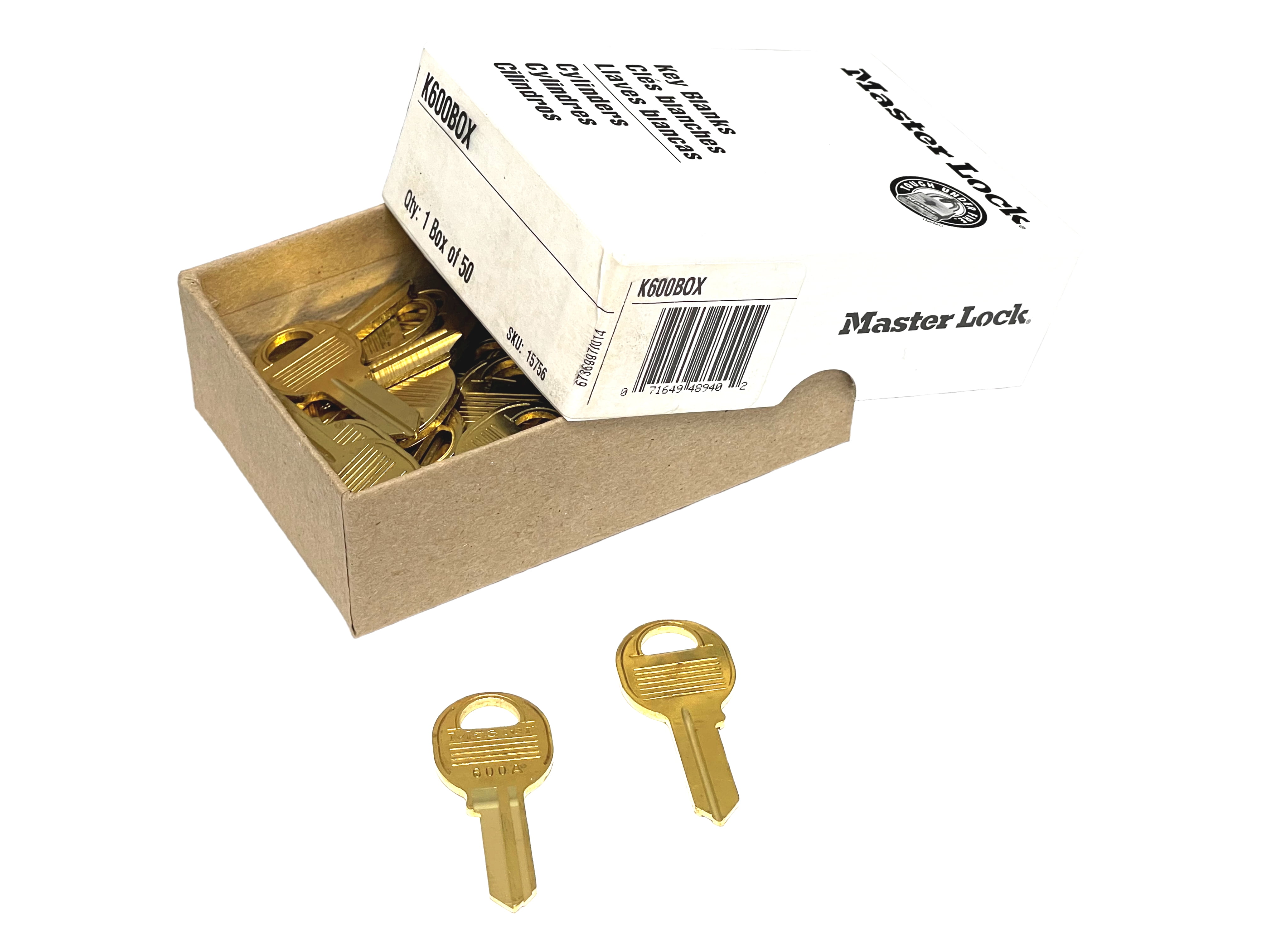 Master Lock K600BOX Key Blanks (50-Pack) - Walmart.com