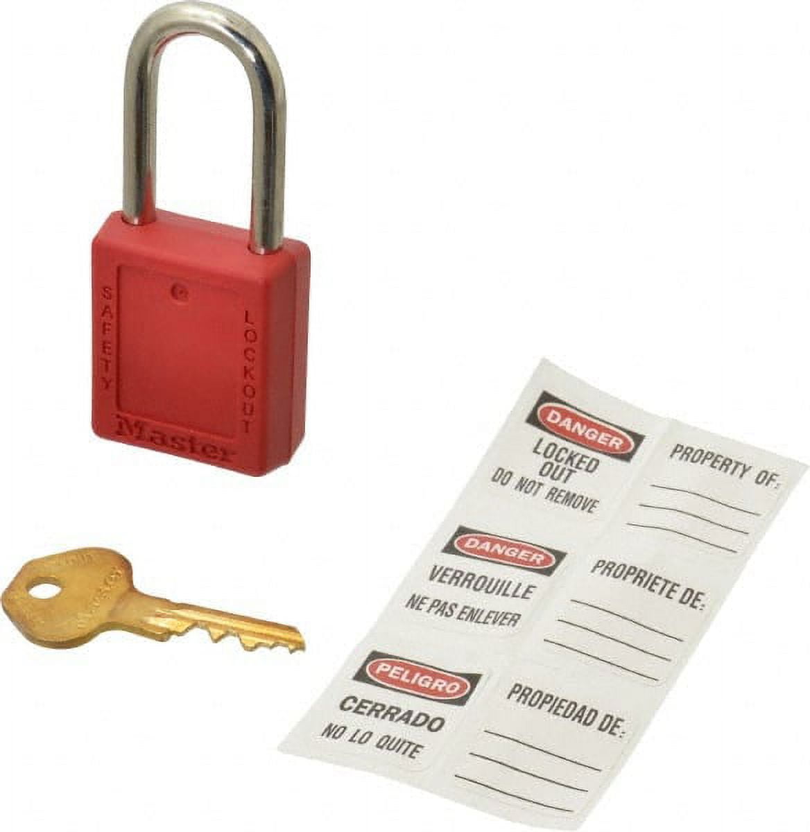Master Lock Keyed Alike Retaining Key Lockout Padlock - Walmart.com
