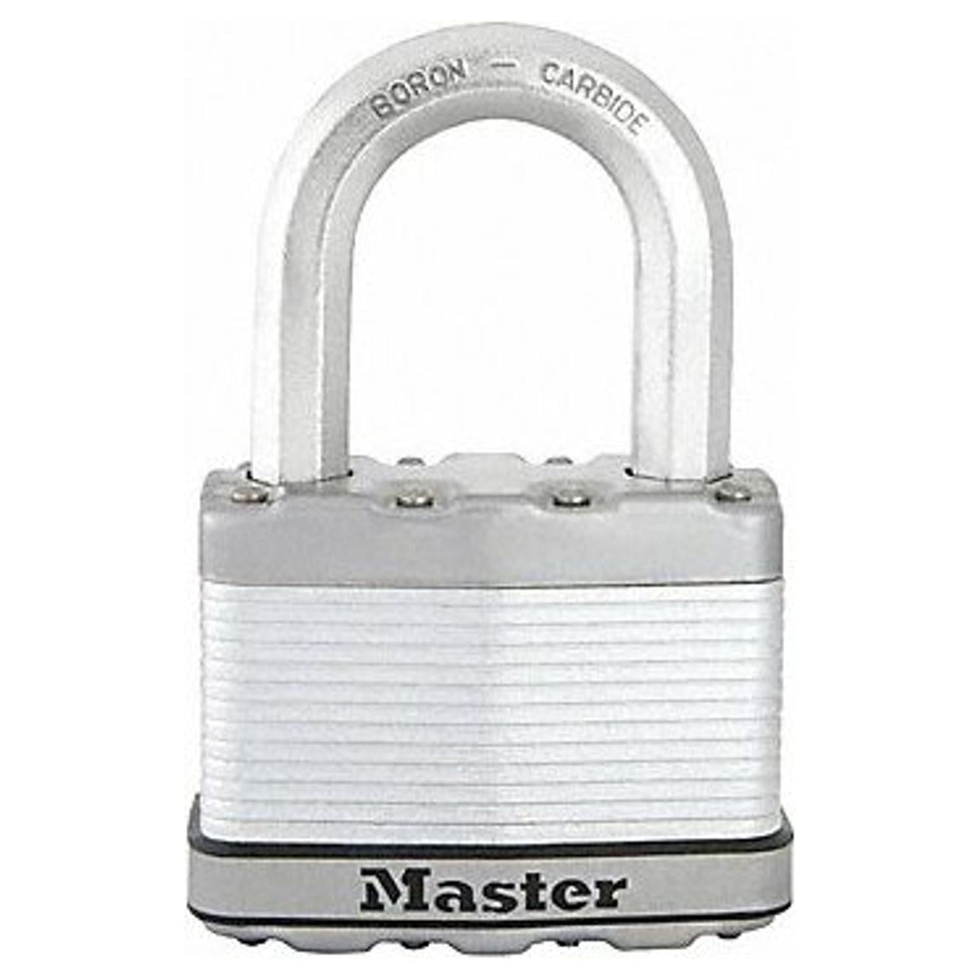 Master Lock Keyed Padlock,1 3/16 in,Rectangle,Silver M15XLF - Walmart.com