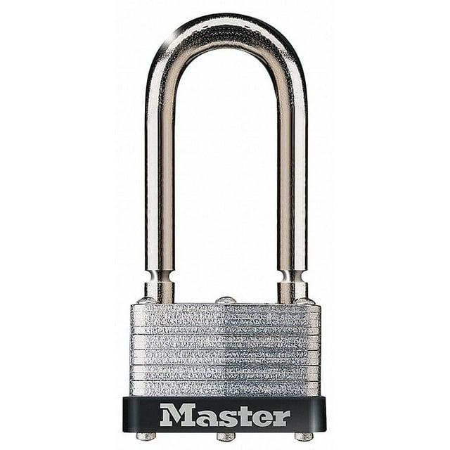 Master Lock Keyed Padlock, 13/16 in,Rectangle,Silver 500KABRKLH ...