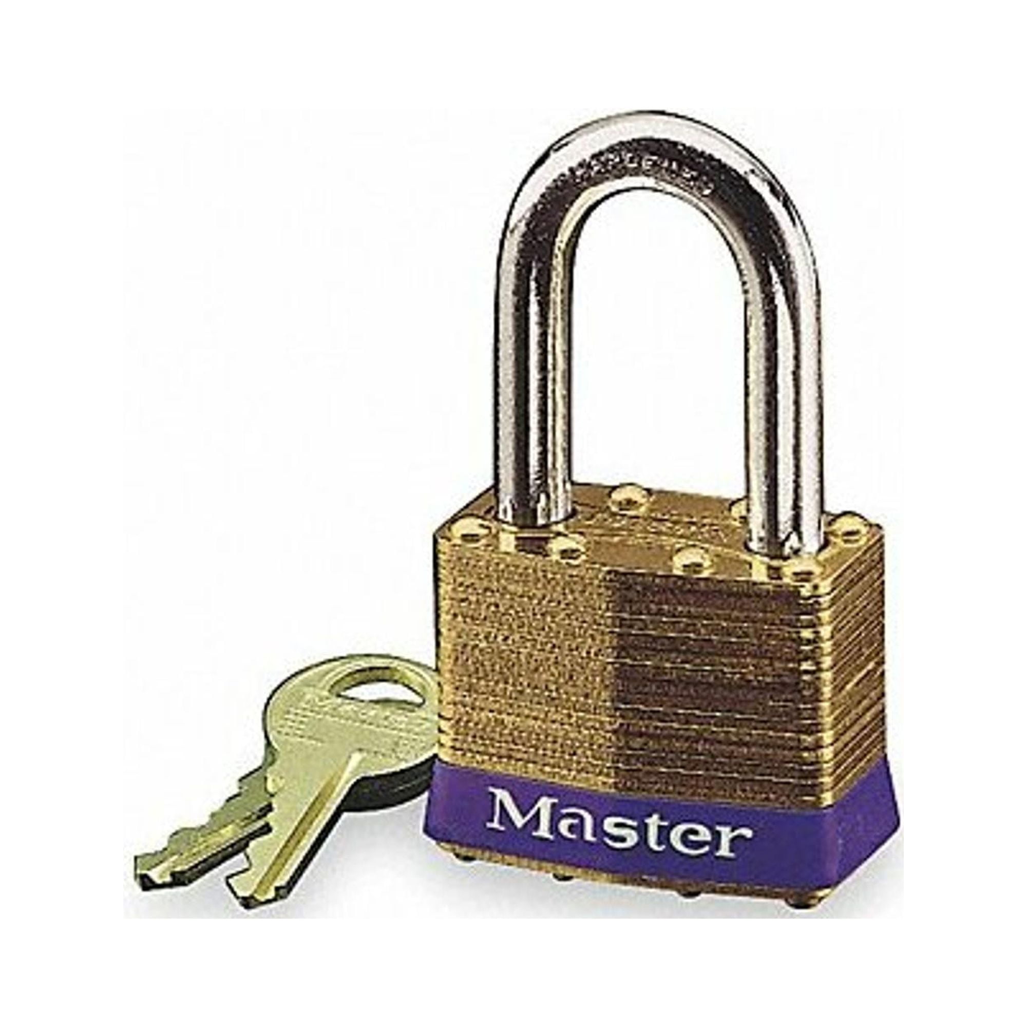 Master Lock Keyed Padlock, 3/4 in,Rectangle,Silver 2LF - Walmart.com