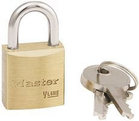 Master Lock Small Weather Resistant Keyed Padlock, 3/8 in, Rectangle ...