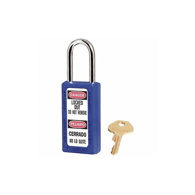Master Lock Lockout Padlock,KA,Blue,3"H,PK3 411KAS3BLU - Walmart.com