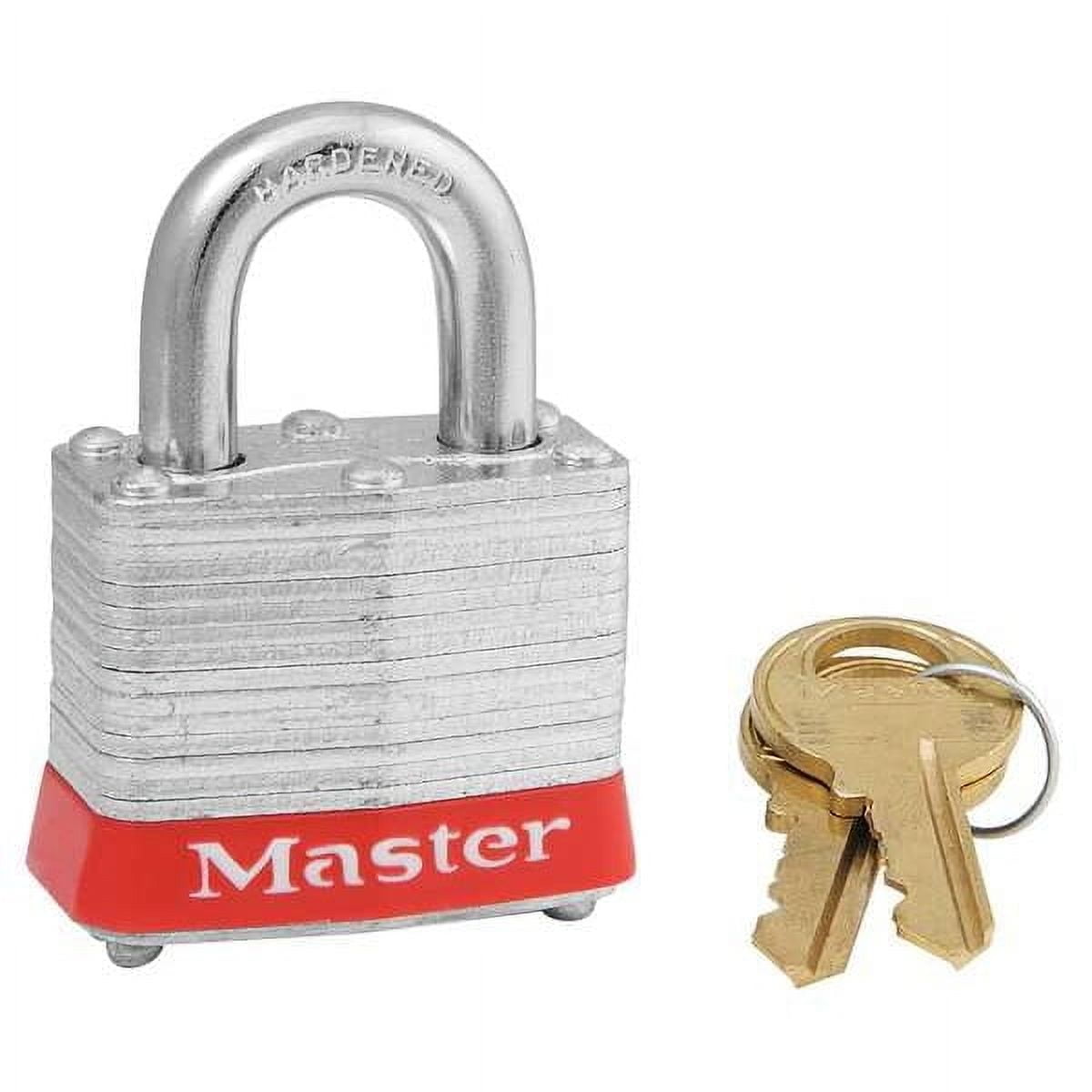 Master Lock Lockout Padlock,KA,Red,1-1/4"H,PK12 3KAS12RED - Walmart.com