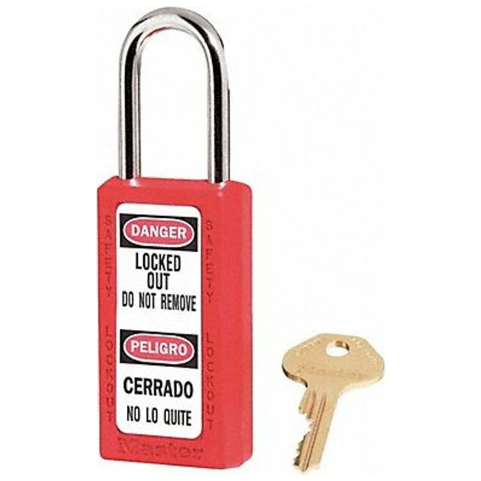 Master Lock Lockout Padlock,KA,Red,3"H,PK6 411KAS6RED - Walmart.com