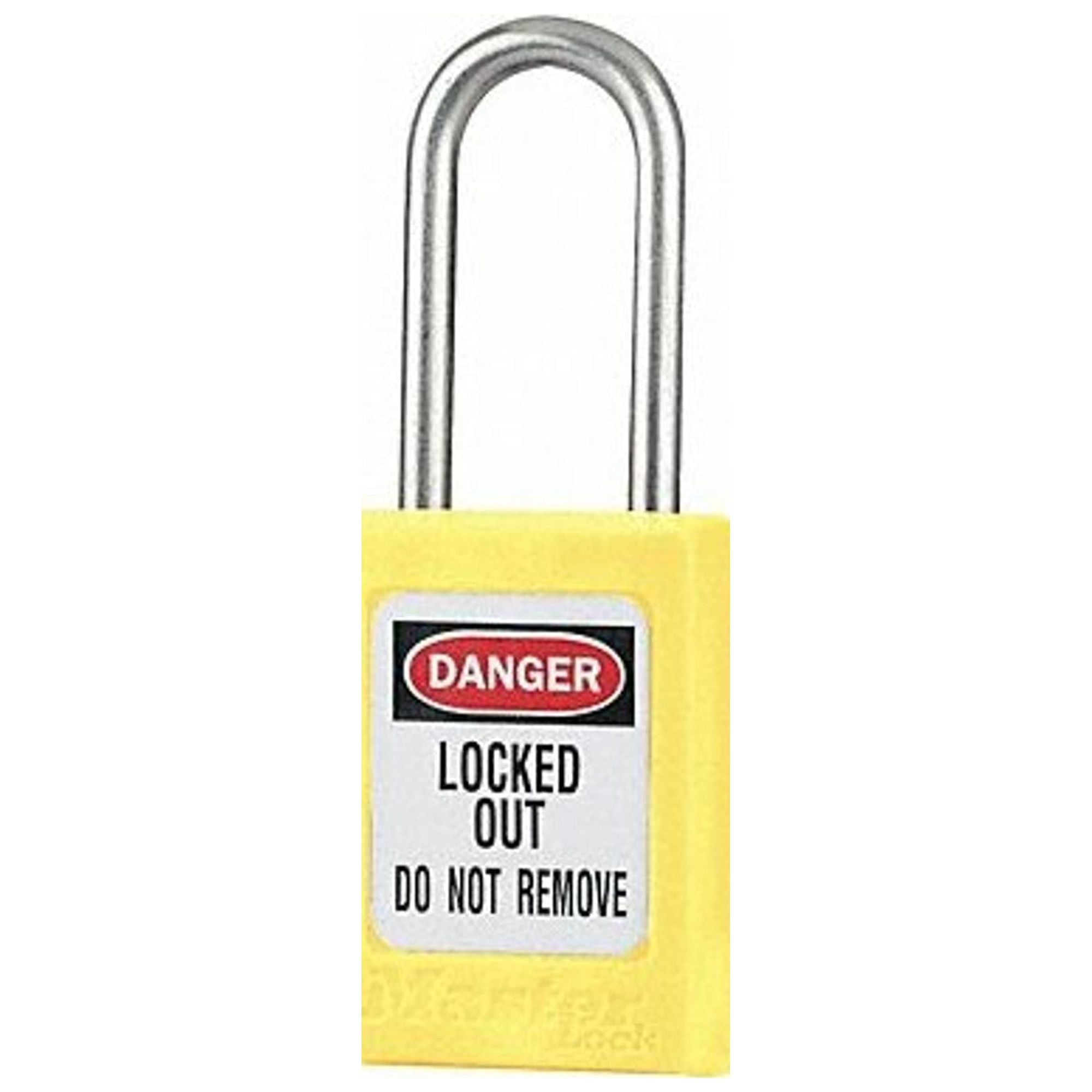 Master Lock Lockout Padlock,KA,Yellow,1-7/8"H,PK6 S31KAS6YLW - Walmart.com