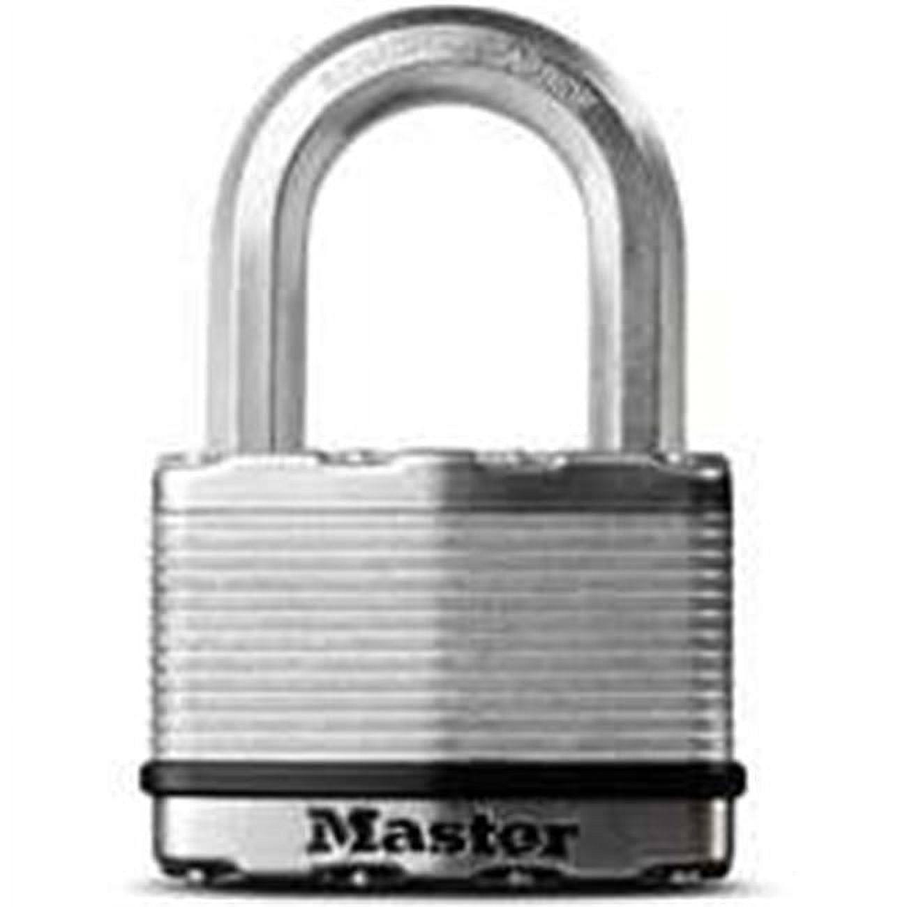 Master Lock M15XKADLF 2.50 in. Padlock 1.50 in. Shackle - Black ...