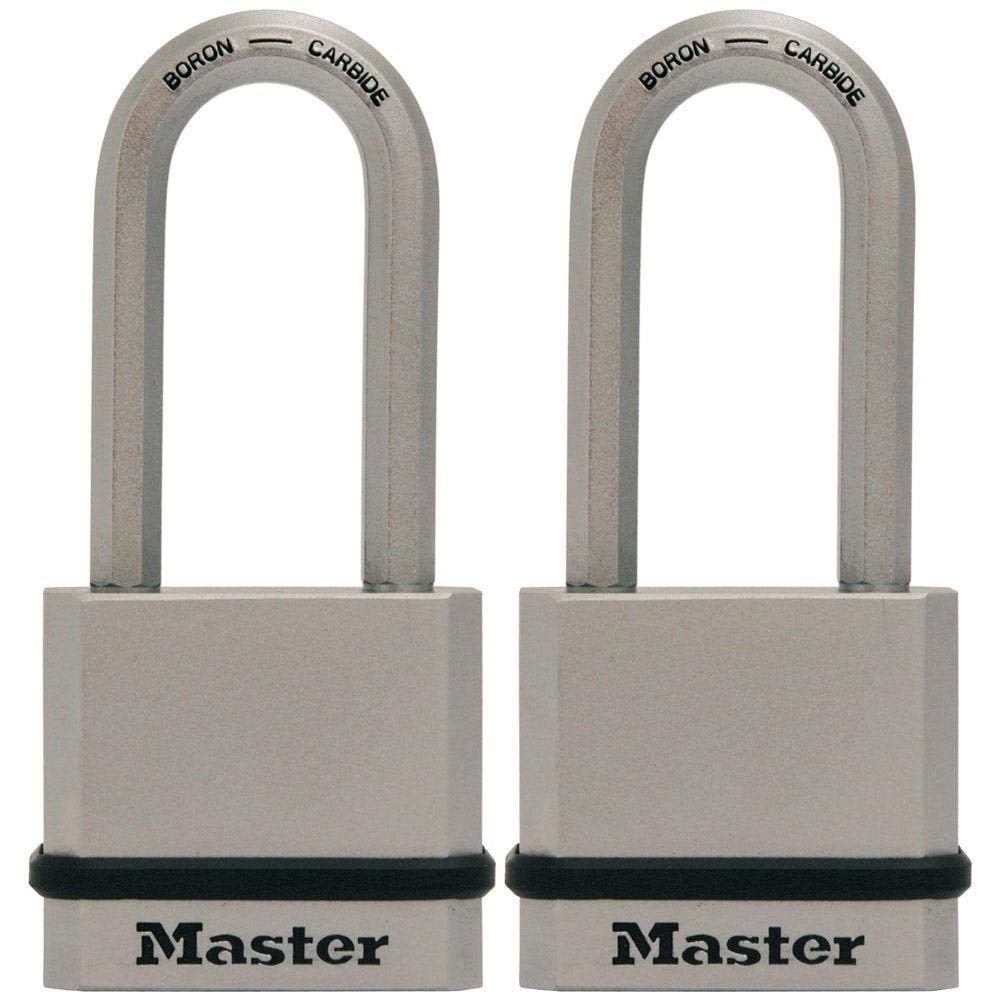 Master Lock M530XTLH Magnum Solid Steel Keyed Alike Padlocks, 1-Pack, 2 ...