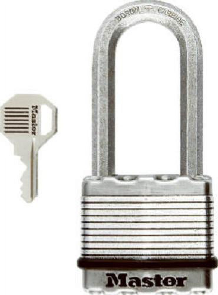 Master Lock M5XKADLHCCSEN Magnum Laminated Padlock with 2" Boron ...