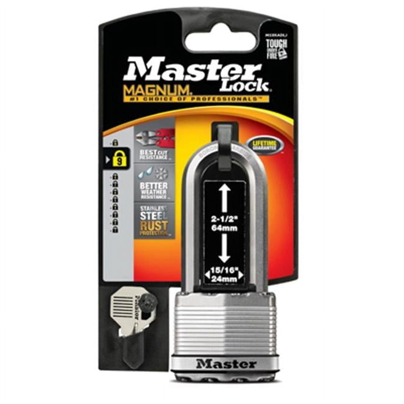 Master Lock M5XKADLJCCSEN 2 in. Stainless Steel Laminated Padlock With ...