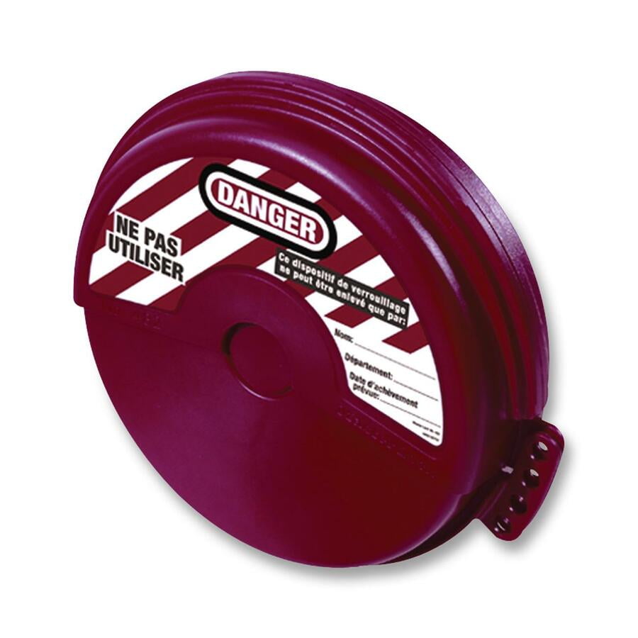 Master Lock, MLK482, Rotating Gate Valve Lockout, 1, Red - Walmart.com