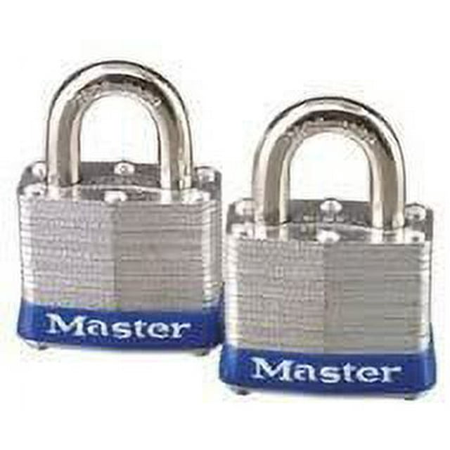 Master Lock No. 3 Laminated Steel Padlocks 2 Pack 3T Pack of 4 ...