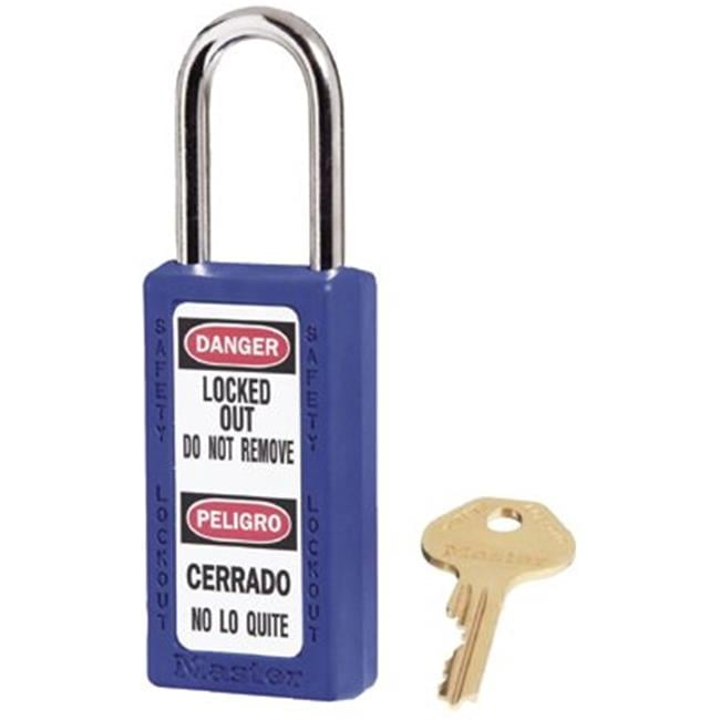 Master Lock No. 411 Safety Lockout Padlocks - Blue - Walmart.com