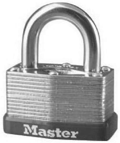 Master Lock Padlock, Laminated Steel Warded Lock, 1-3/4 in. Wide, 500D ...
