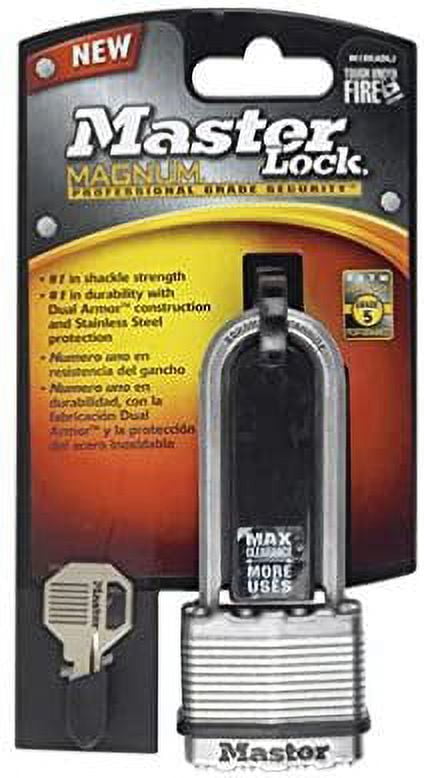 Master Lock Padlock Magnum Laminated 1-3/4" 2-1/2" Steel Uses M1 Key ...
