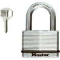 Master Lock Padlock, Magnum Laminated Steel Lock, 2-1/2 in. Wide ...