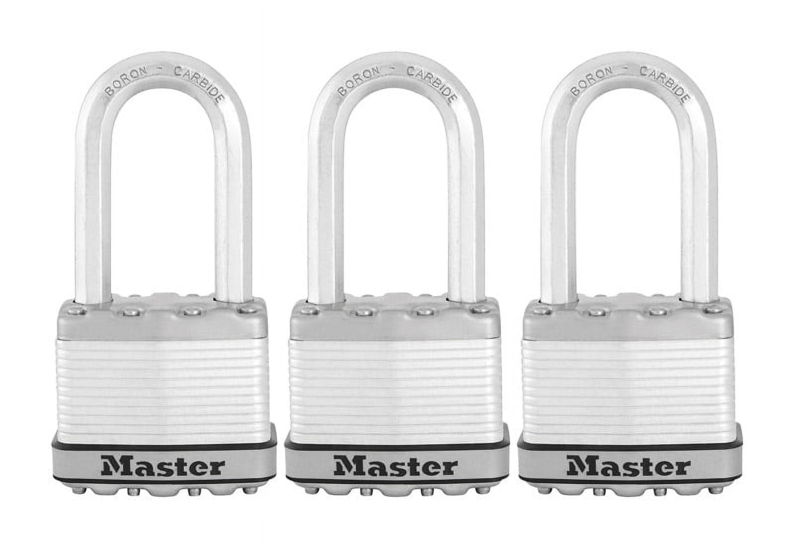 Master Lock Padlock, Magnum Laminated Steel Lock, 2 in. Wide, M5XTRILH ...
