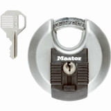 Master Lock Padlock, Magnum Stainless Steel Discus Lock, 2-3/4 in. Wide ...