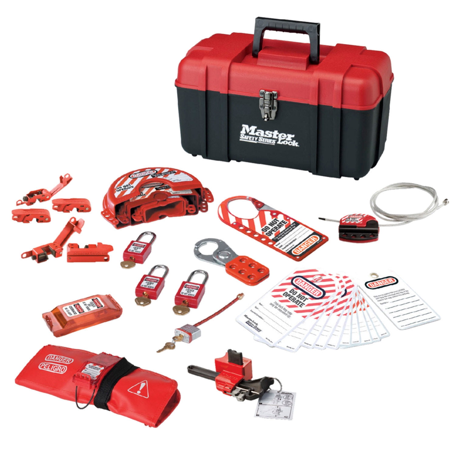 Master Lock Personal Safety Lockout Pouch,Red 1457VE410KA - Walmart.com