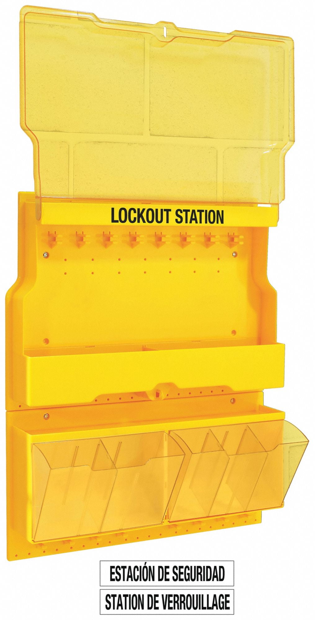 Master Lock Safety Series Deluxe Lockout Stations, Unfilled, 22 in - 1 ...