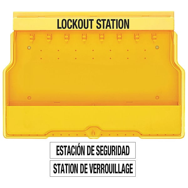 Master Lock Safety Series Lockout Stations, 22 in, Unfilled - 1 EA (470 ...