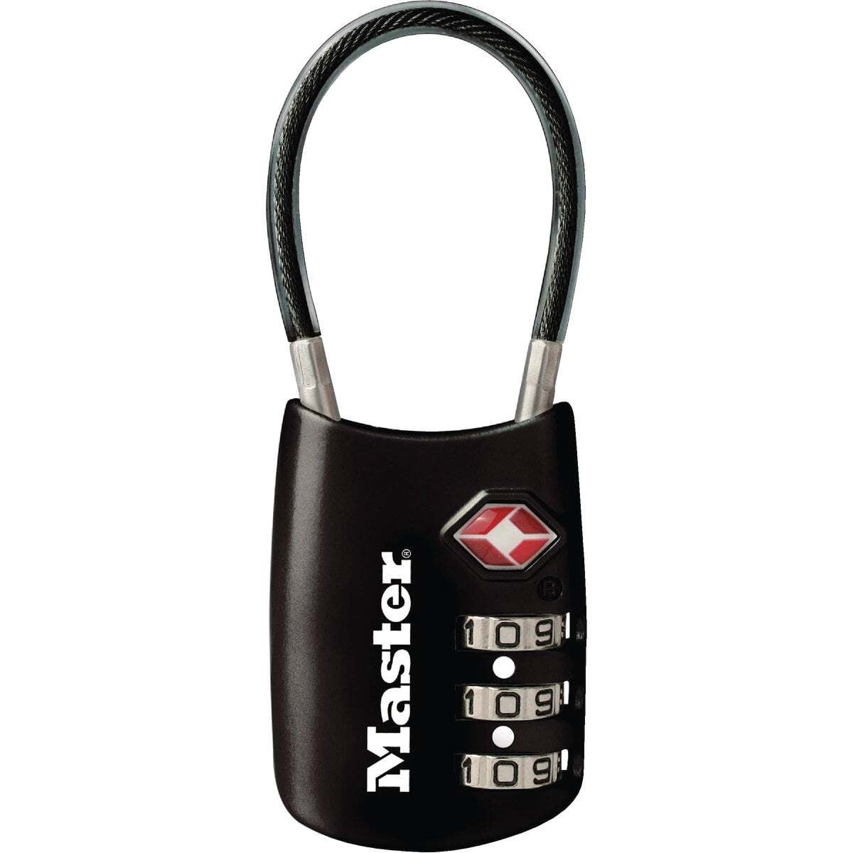 Master Lock TSA Approved 3 Dial Resettable Combination Luggage Lock ...