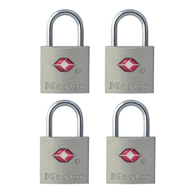 Master Lock Zinc 22 mm (7/8 in) TSA Approved Keyed Lock, 11 mm (7/16 in ...