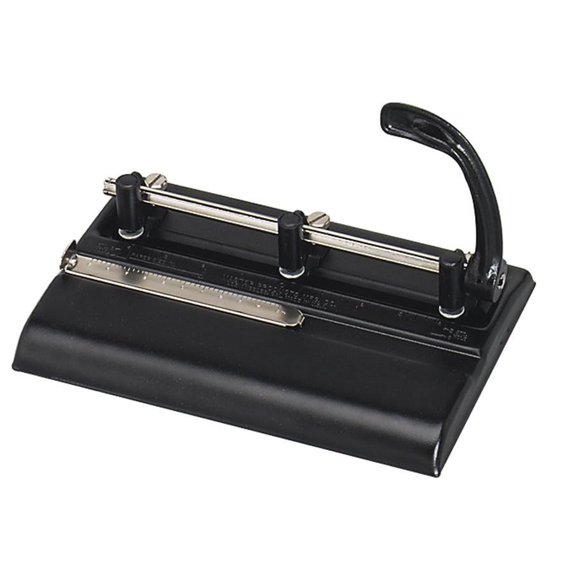 Master, MAT5335B, Heavy-duty 3 Hole Punch Adjustable Paper Punch, 1 ...