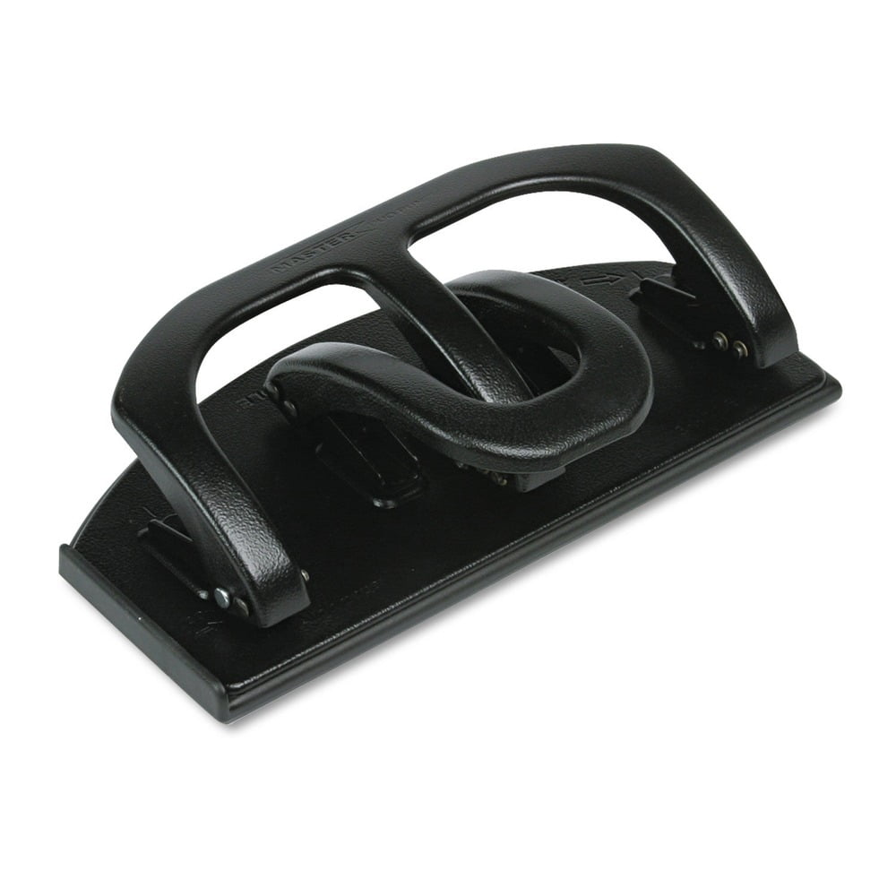 Master, MATDP20, Products Duo 2-/3- Hole Punch, 1 Each, Black - Walmart.com