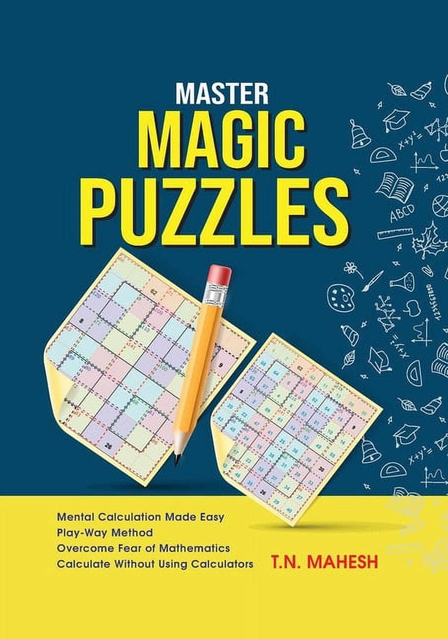 Master Magic Puzzles: Books for Brain Power Mental Mathematics Fun With ...