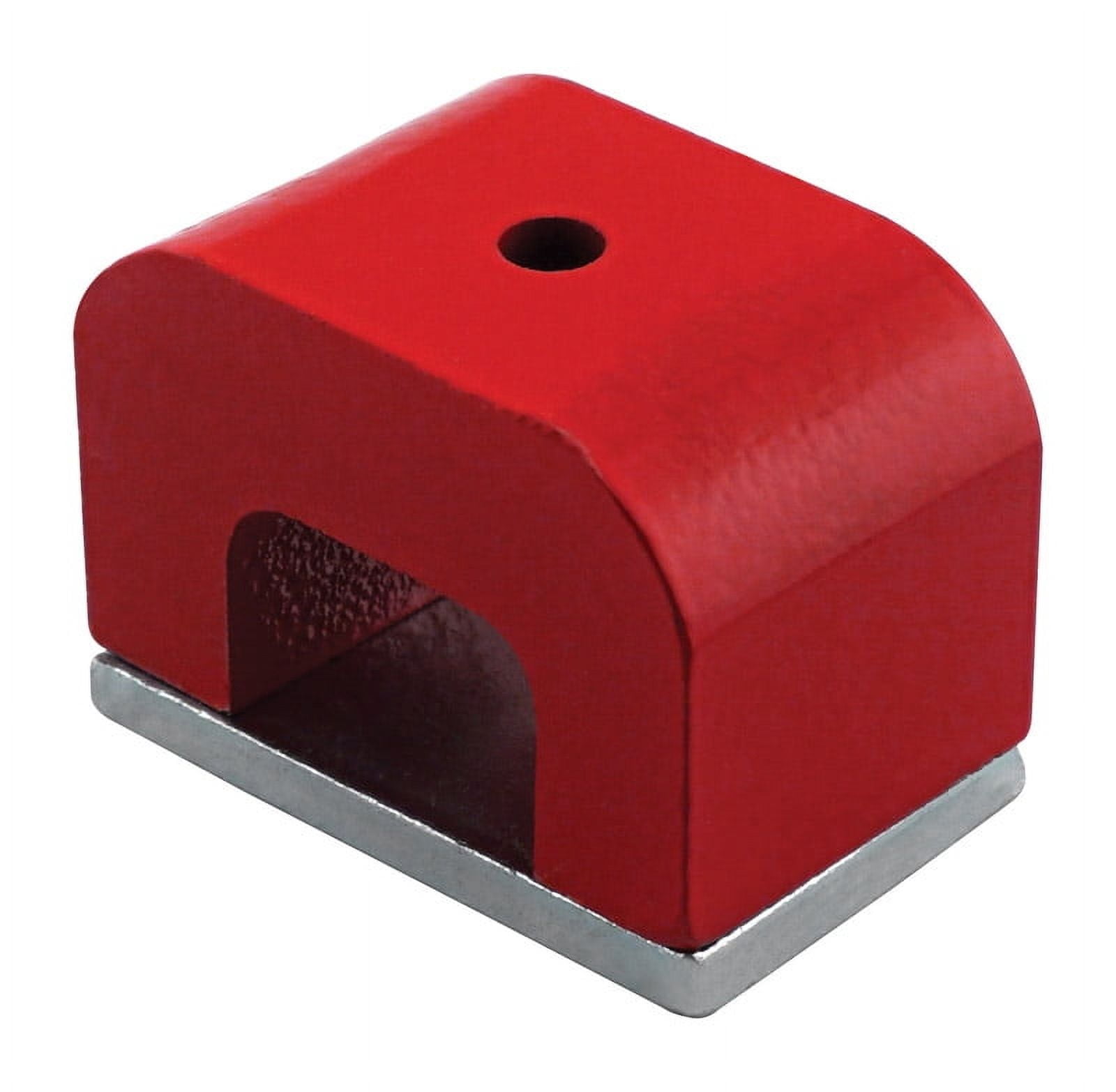 Master Magnetics Strong Alnico Horseshoe Magnet, Red - 30 lbs Pull ...