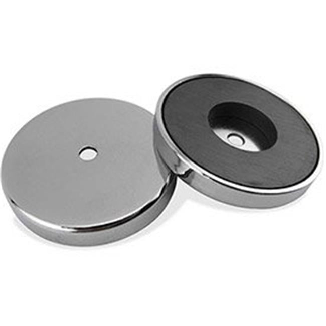 Master Magnetics Ceramic Round Base Magnet - 65 lbs Pull, Silver ...