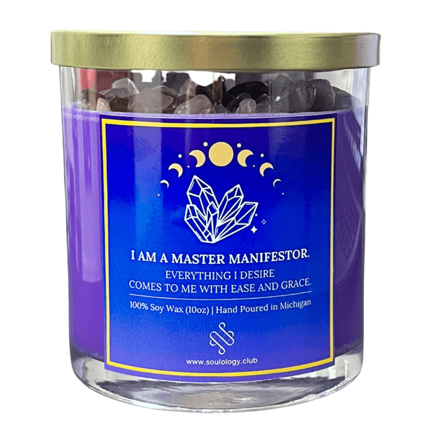 Master Manifestor Crystal Manifestation Candle - Manifestation Accelerator - Walmart.com