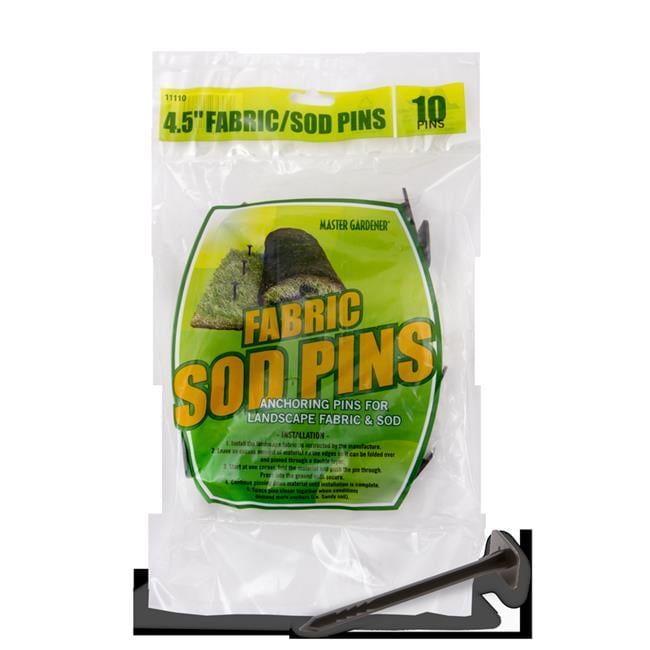 Master Mark 4.5 in. Master Gardener Fabric Sod Pin - Pack of 24 - 10 ...