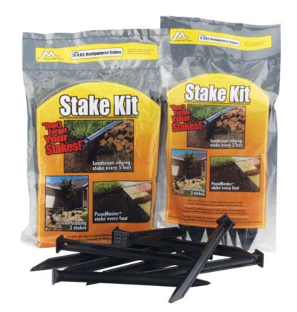 Master Mark Plastics 12109 ABS Plastic Stake Anchors For Landscape ...